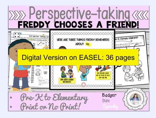 Perspective taking Friendship Skills Activities Print Digital | TPT