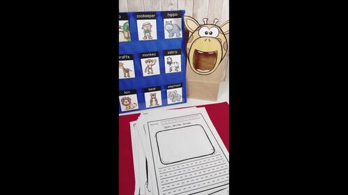 1st Grade Zoo Animals Writing Center by Teaching Firsties with Mrs Hull