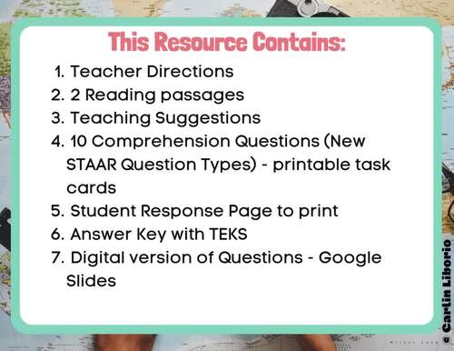 4th Gr.-Reading Comprehension- PAIRED Debate- STAAR New Question Types ...
