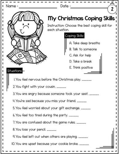 Christmas SEL Activities Mega Pack | Social-Emotional Learning Worksheets