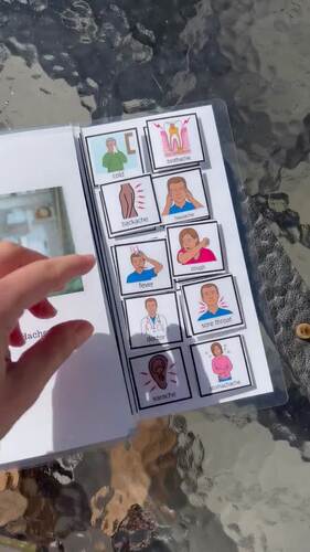 Adapted Book: Feeling Sick by Life Skills 2 Learn | TPT