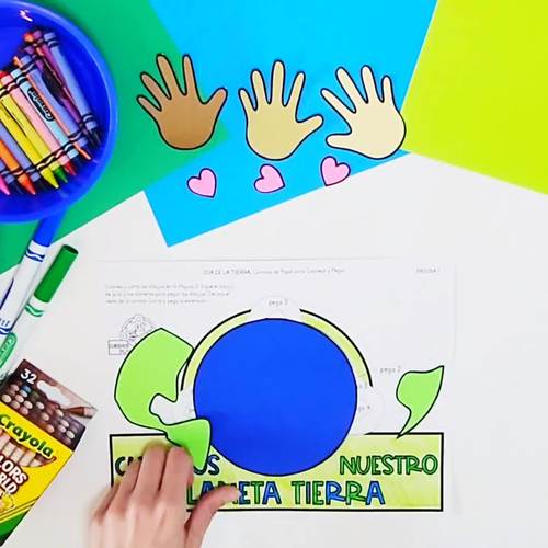 Dia de la Tierra | Manualidad para El Día de la Tierra | Earth Day Spanish