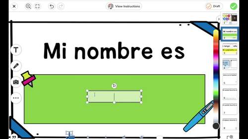Spanish All About Me / Todo sobre mí - Digital Activities | TpT