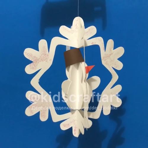 Christmas Crafts snowflake snowman Winter garlands classroom ...