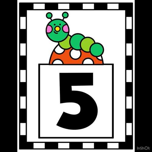 Kindergarten Place Value Matching Cards – Numbers to 20 | Caterpillar Theme