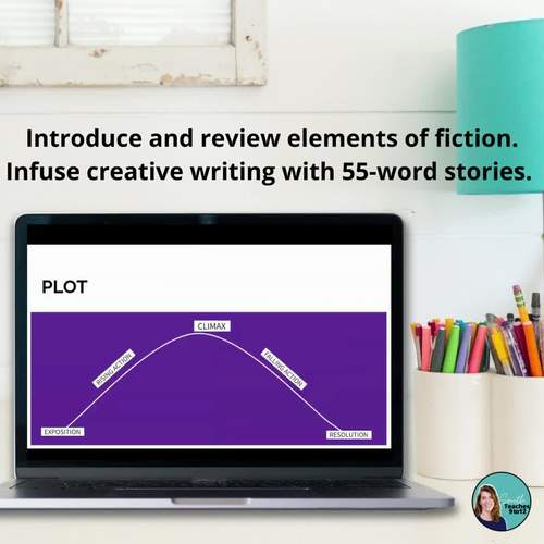 Flash Fiction - Micro Fiction and Elements of Fiction Lesson for High ...