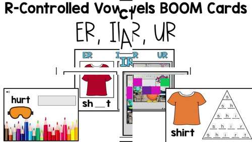 R-Controlled Vowels BOOM Cards Bundle - ER, IR, UR by Standards in ...