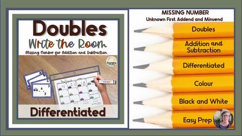Doubles With Number Bond to 20, Missing Number & Differentiated ...
