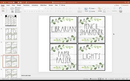 Editable Farmhouse Classroom Jobs by A Teacher and her Cat | TPT