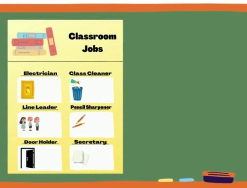 Classroom Job Poster with Visuals by Keep It Simple by Ciara | TPT