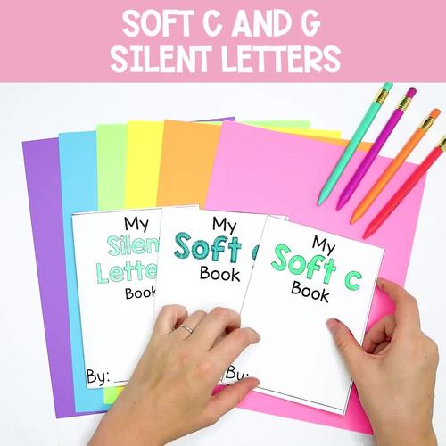 Soft Consonants and Silent Letters Phonics Worksheets | soft c soft g ...