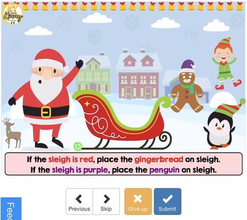 Following Conditional Commands Auditory Comprehension Boom Cards