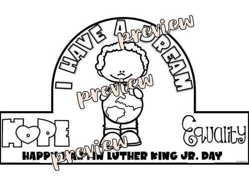 Martin Luther King Jr Crown Hat Craft by Anh Huynh | TPT