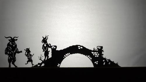Three Billy Goats Gruff Shadow Puppet Show by Adventure in a Box