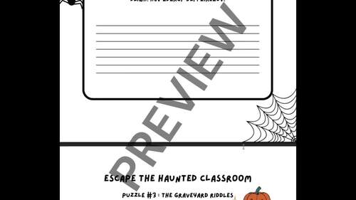 Halloween Escape Room – Spooky Puzzles, Riddles and Activities for the ...