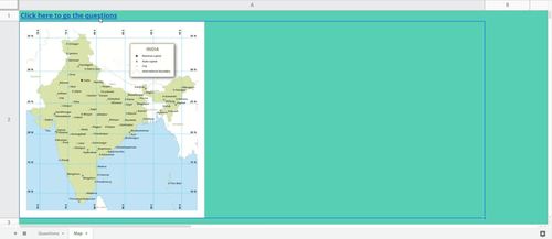 Latitude and Longitude Digital Mystery Picture Activity | India | TPT