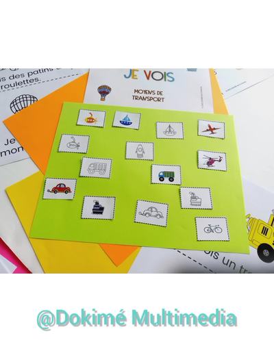 Les Moyens de Transport Means of Transport / counting to 10 in French ...