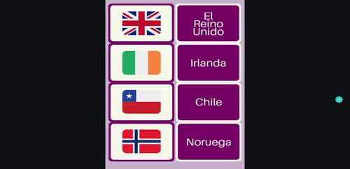 Países y Nacionalidades (Flashcards A1-A2) by Deconstructing English