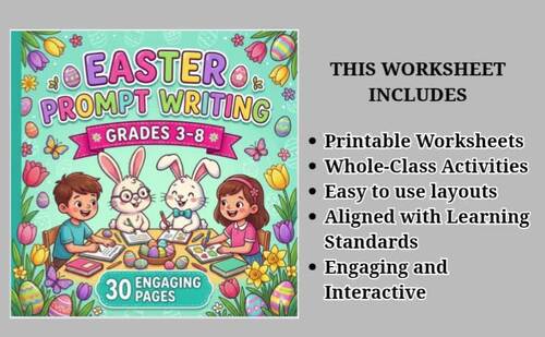 Easter Writing Activities | Creative + Opinion Prompts | No Prep ...