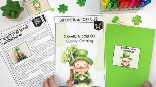 Adopt a Leprechaun, Project Based Learning, St. Patrick's Day PBL Activity