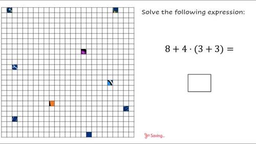 New Year Math Order of Operations Pixel Art Activity by Matemaths