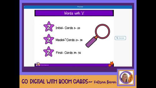 Boom™ Cards: Articulation Hidden Pictures /z/ speech therapy by Katrina ...