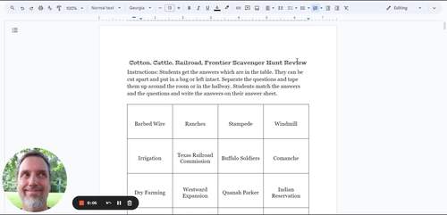 Closing the Frontier Scavenger Hunt | 7th Grade | Texas History | TPT