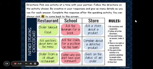 ESL Speaking Activities | Intermediate Advanced Role Play Activities ...