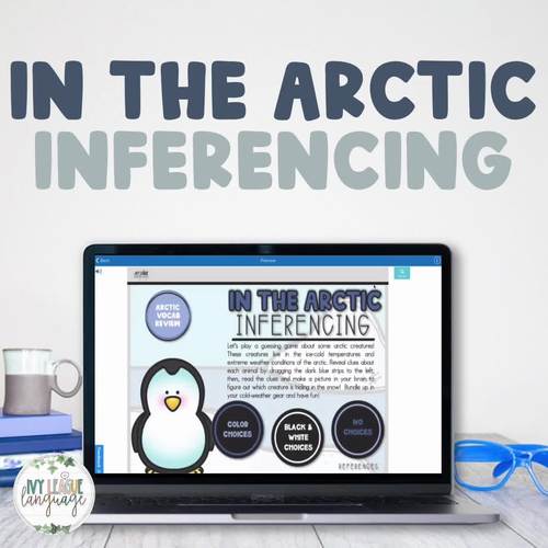 Arctic Animals Inferencing Boom Cards™ by Ivy League Language | TPT