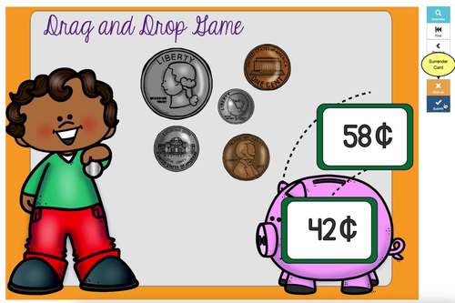 Money | Boom Cards | Counting Dimes, Pennies, Quarters and Nickels by ...