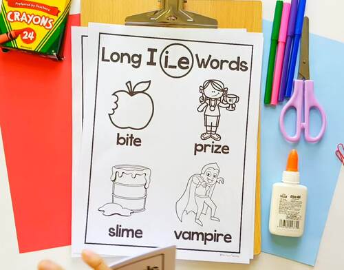 Long Vowel I Worksheet by The Joy in Teaching | TPT
