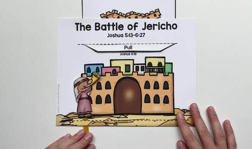 Joshua and the Battle of Jericho Bible Craft, Sunday School Craft