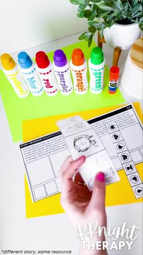 Story Grammar Sequence & Retell | Narrative Language Comprehension | No ...