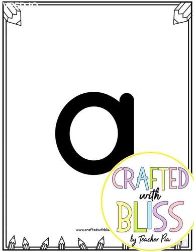 Alphabet Worksheet and Digital MEGA Bundle Preschool - Kindergarten