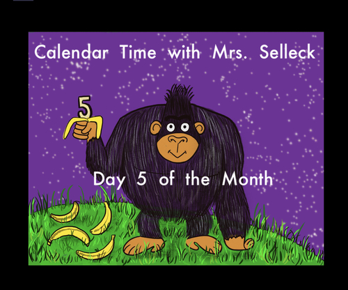 Calendar Time with Richelle Selleck, Day 5 of the Month | TPT