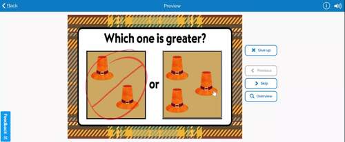 Greater Than Thanksgiving and November Comparing Numbers Boom Cards