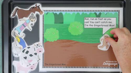 Gingerbread Man Story Character Cutouts & Scenes for Retelling ...