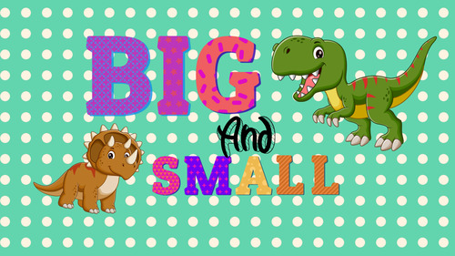 Big and Small by Nia's Speech Folder | TPT