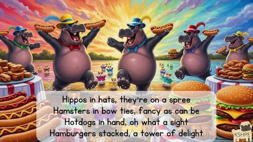Music: Hippos And Hamsters Song Classroom Songs Reading Lyrics Sing-along