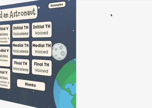 Build an Astronaut BOOM Cards™ F, V, and TH Sounds - Articulation