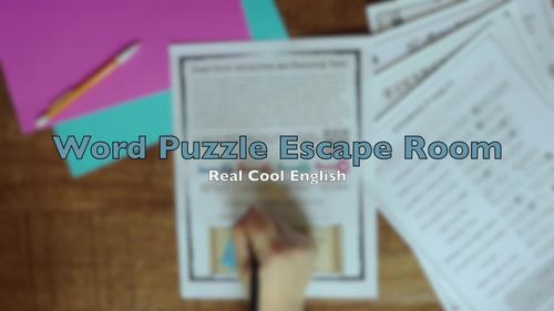 Word and Logic Puzzles Team Building Escape Room Activity - Digital ...