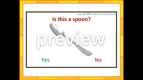 Yes or No | 60 High-Frequency Common Item Activity Slides | Google Slides™