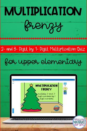 Multiplication Boom Learning℠ Quiz | Christmas | TPT