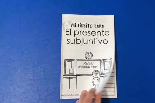 Presente subjuntivo - Student resource booklet by La tienda de Senora