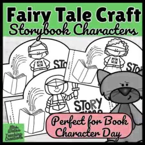 Storybook Character Crowns and Writing Prompts | Fairy Tale Craft for Kids