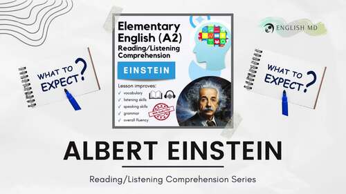 Albert Einstein - Listening/Reading Comprehension (A2) by English MD