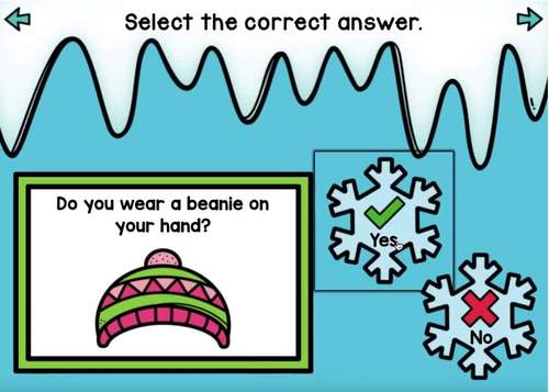 Answering Mixed Yes and No Questions Winter Edition Boom™ Cards | TPT