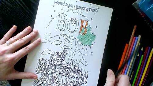 Bob Novel Study PowerPoint & Coloring Sheet Bundle Reading ...