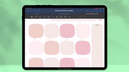 Minimalist Undated Digital Planner 2023-2026 with Stickers for ...