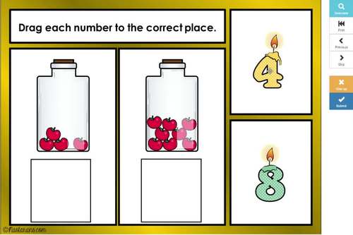 Numbers 1-10 Boom Cards : Digital Numbers Activities by Nastaran